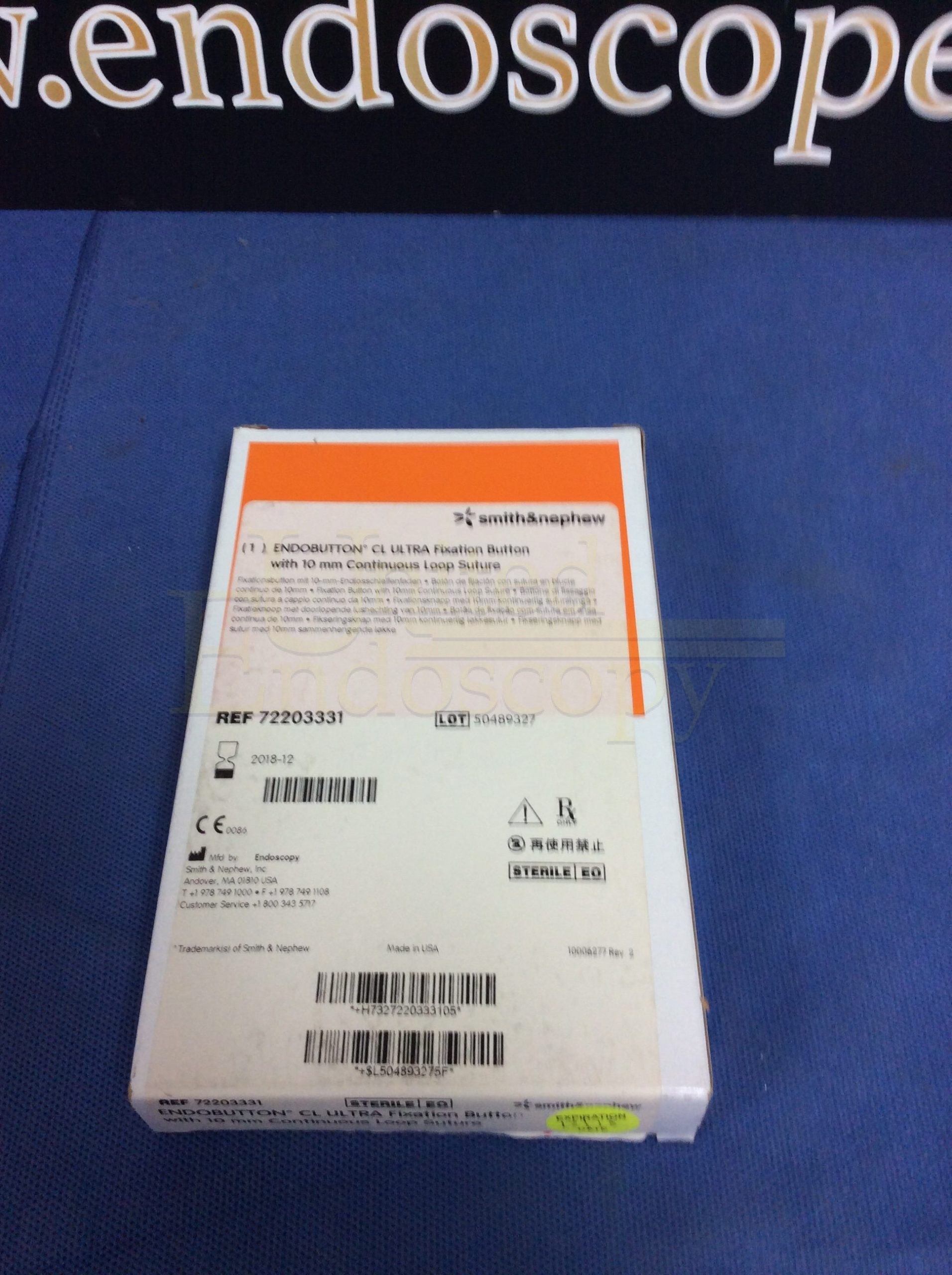 Smith & Nephew Endo Button Misc Sizes (72203331) | United Endoscopy