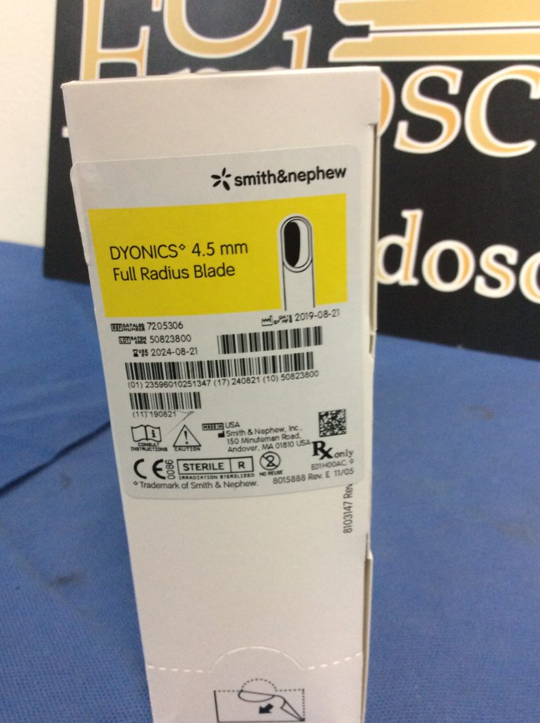 Dyonics 4.5 Full Radius Blade ( 6 Blades in Box )Ref 7205306 | United ...