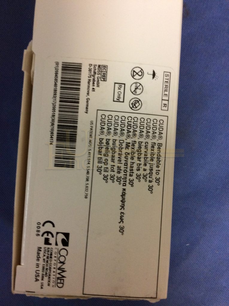 ConMed/Linvatec 4.2mm Cuda Bendable to 30° ( 6 in a Box ) Ref P9356 ...