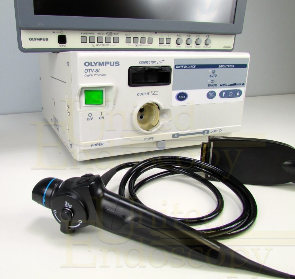 Olympus ENF-V2 with OTV-Si Processor Bundle | United Endoscopy