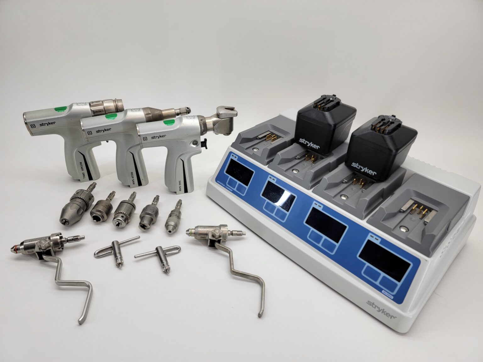 Stryker System 8 Surgical Power Complete w/ Battery Charger | United ...